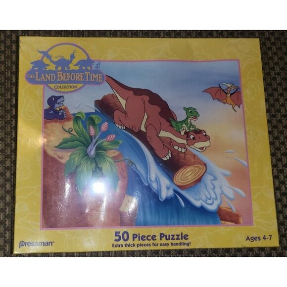 Pressman | Toys | The Land Before Time Collection 5 Piece Puzzle 200 ...